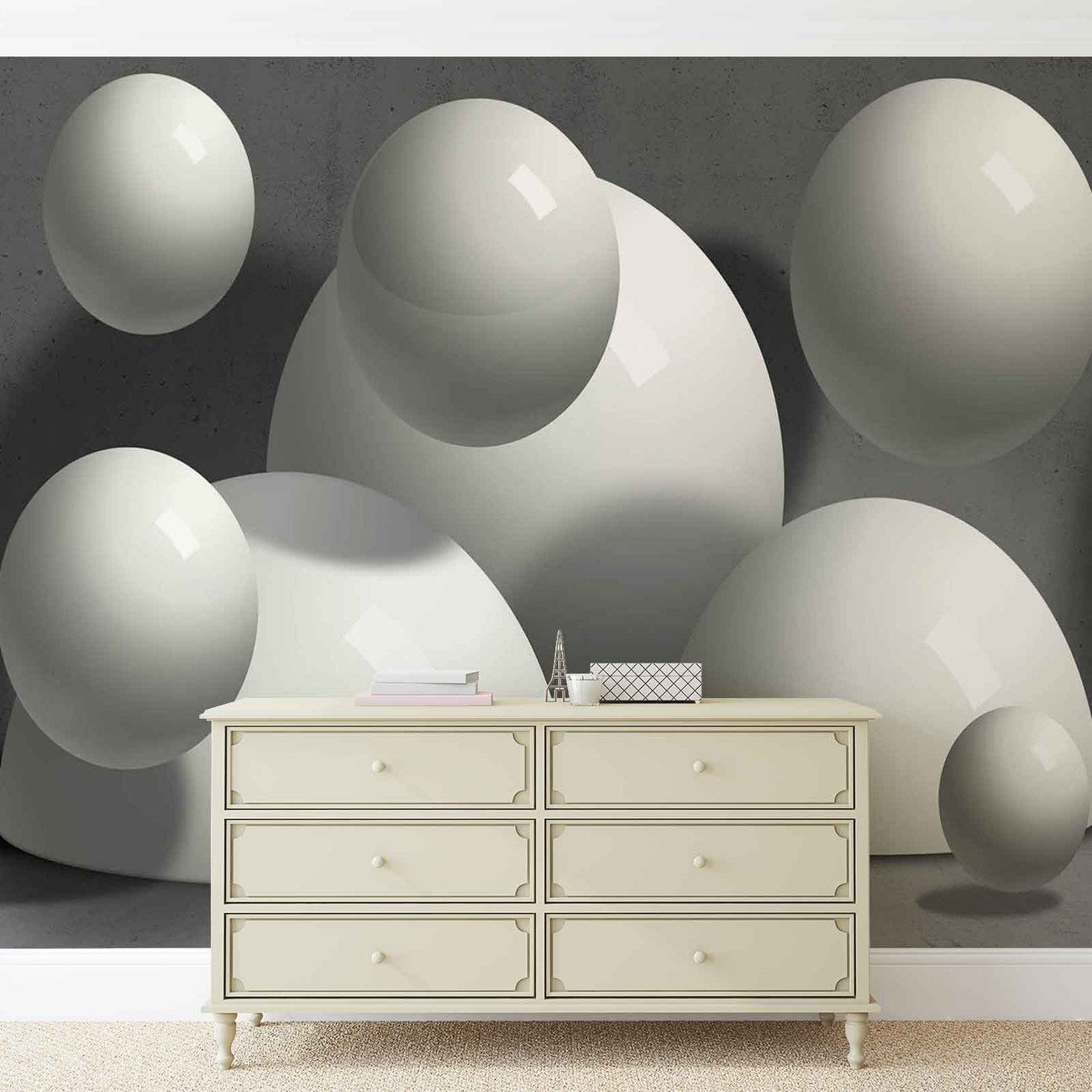 Abstract Monochrome Modern Design Wall Paper Mural | Buy at EuroPosters