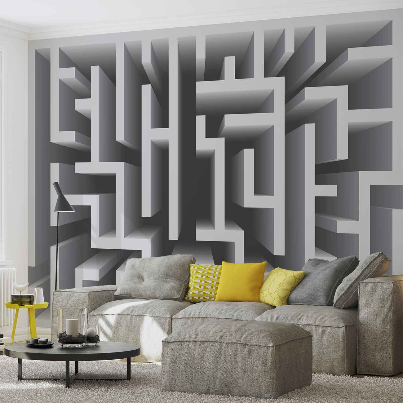 Abstract Pattern Modern Wall Paper Mural | Buy at EuroPosters