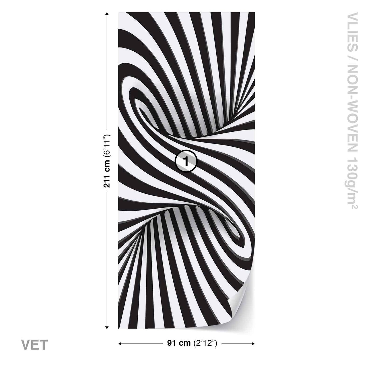 Abstract Swirl Wall Paper Mural | Buy at EuroPosters