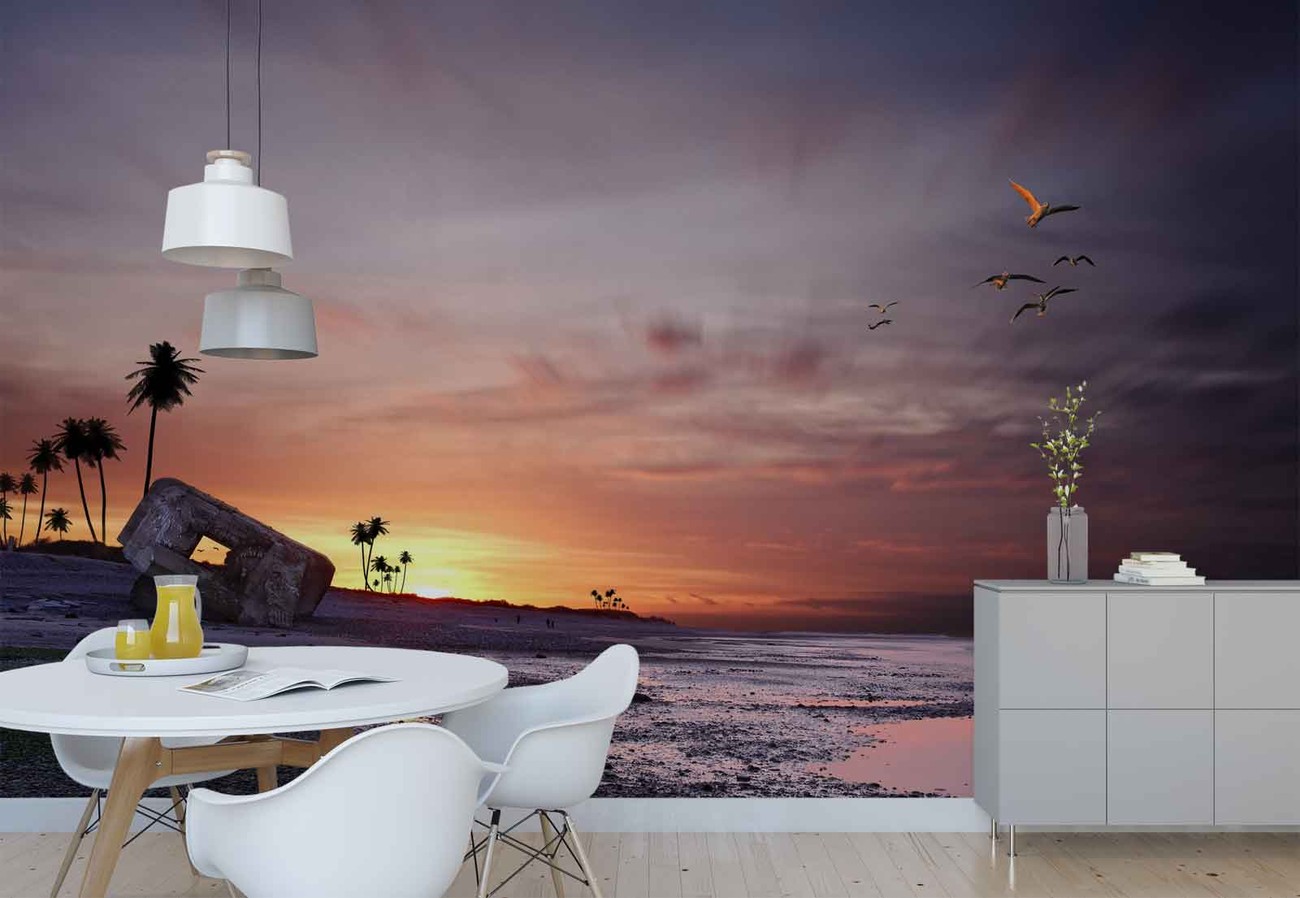 Atomic Sunset! Wall Paper Mural | Buy at EuroPosters