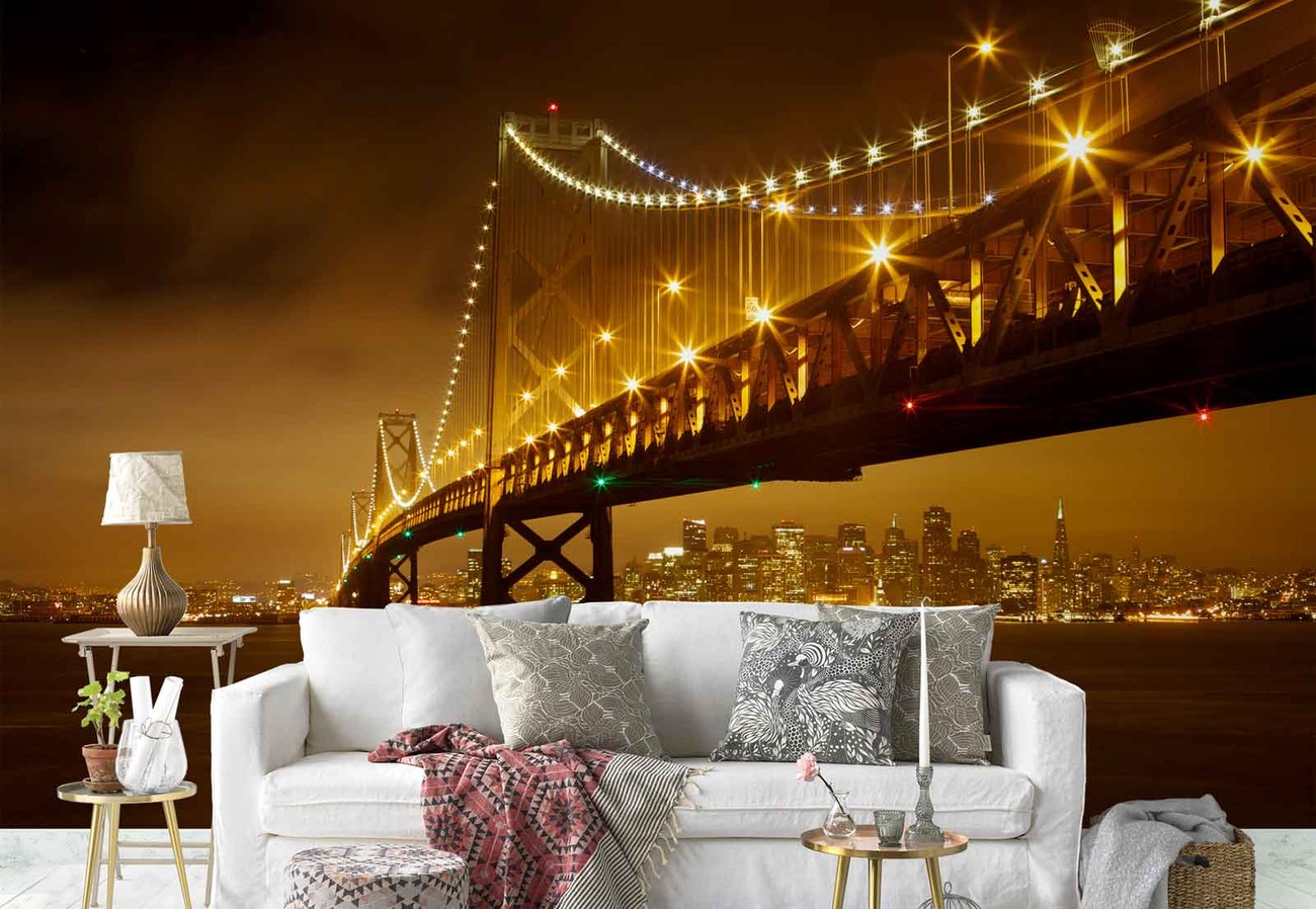 Bay Bridge Wall Paper Mural | Buy at EuroPosters