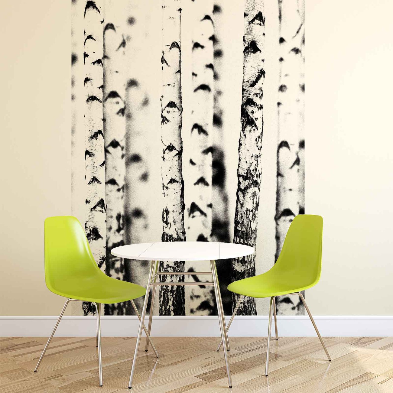 Birch Trees Wall Paper Mural | Buy at EuroPosters