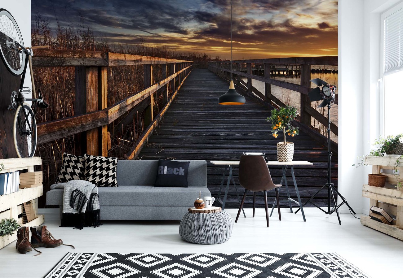 Boardwalk Wall Paper Mural | Buy at EuroPosters