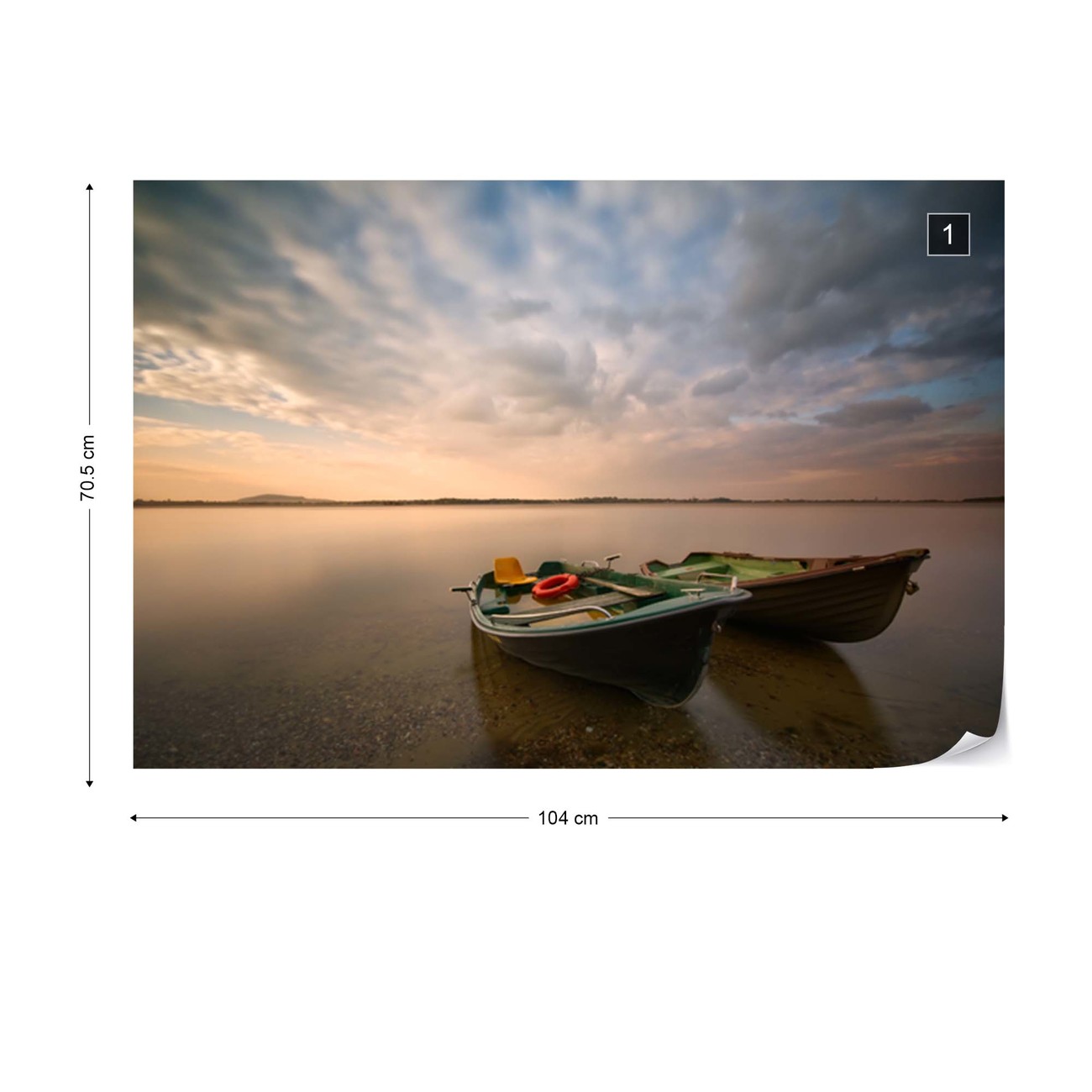 Boats Wall Paper Mural | Buy at EuroPosters