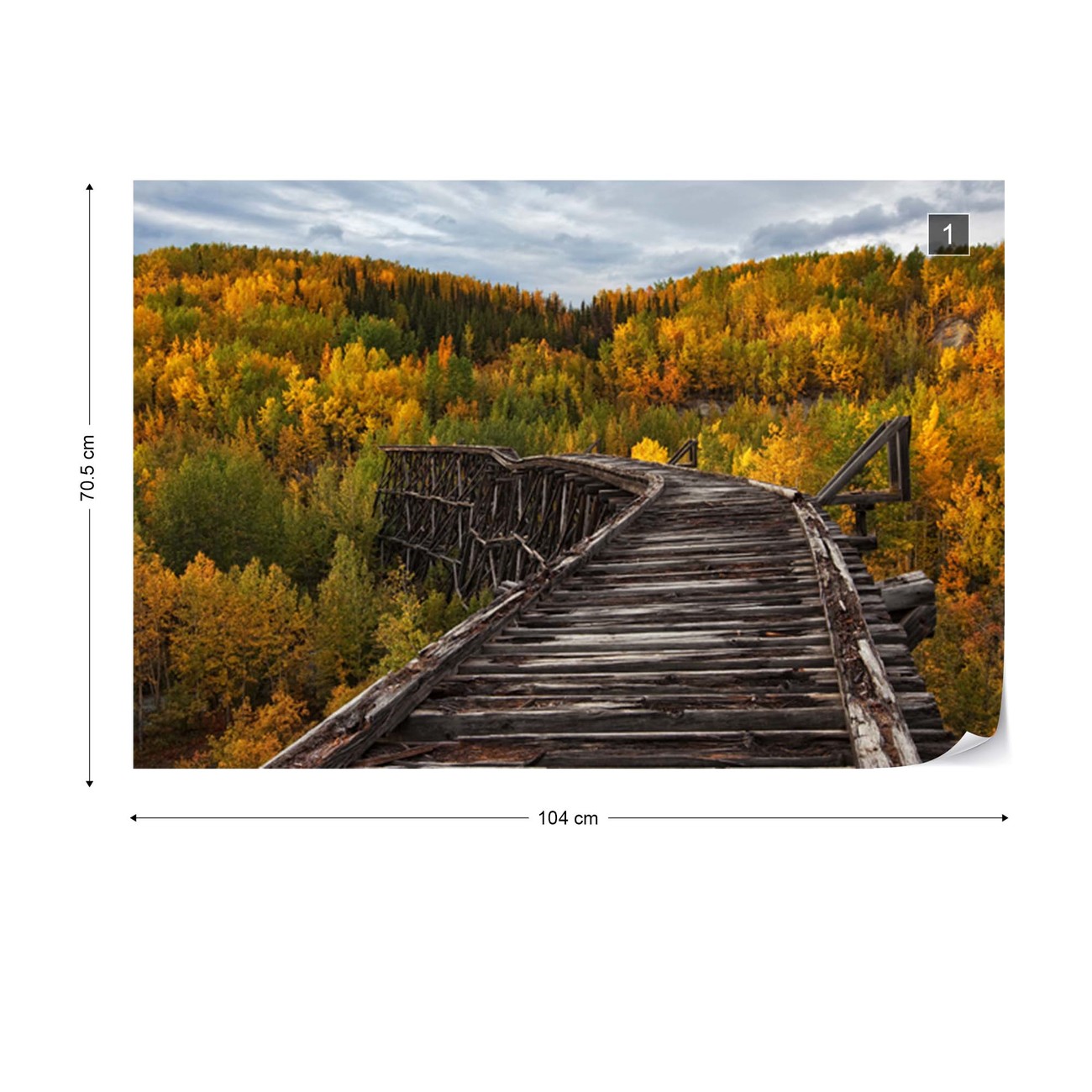 Bridge To Nowhere Wall Paper Mural | Buy at EuroPosters