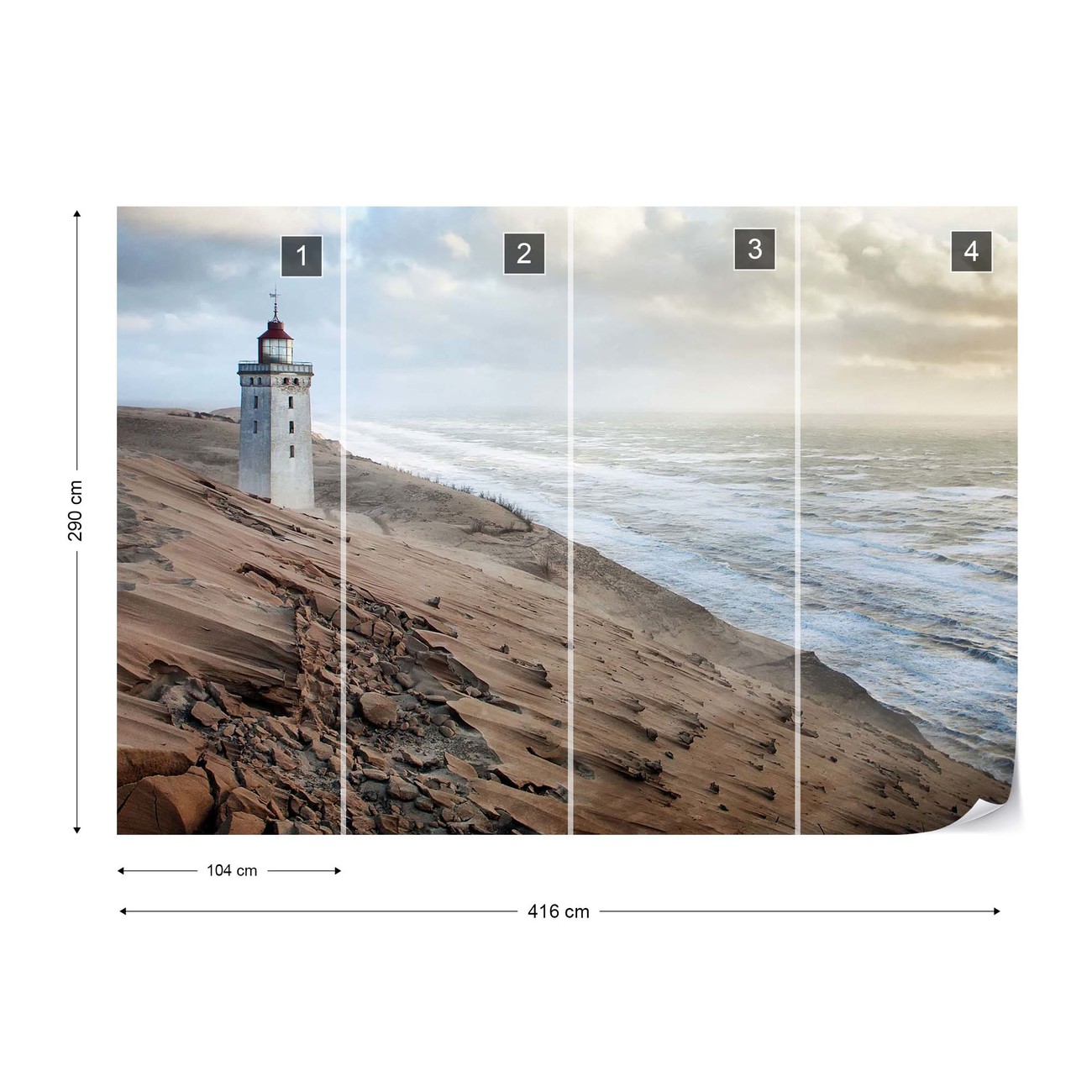 Crack In Time Wall Paper Mural | Buy at EuroPosters