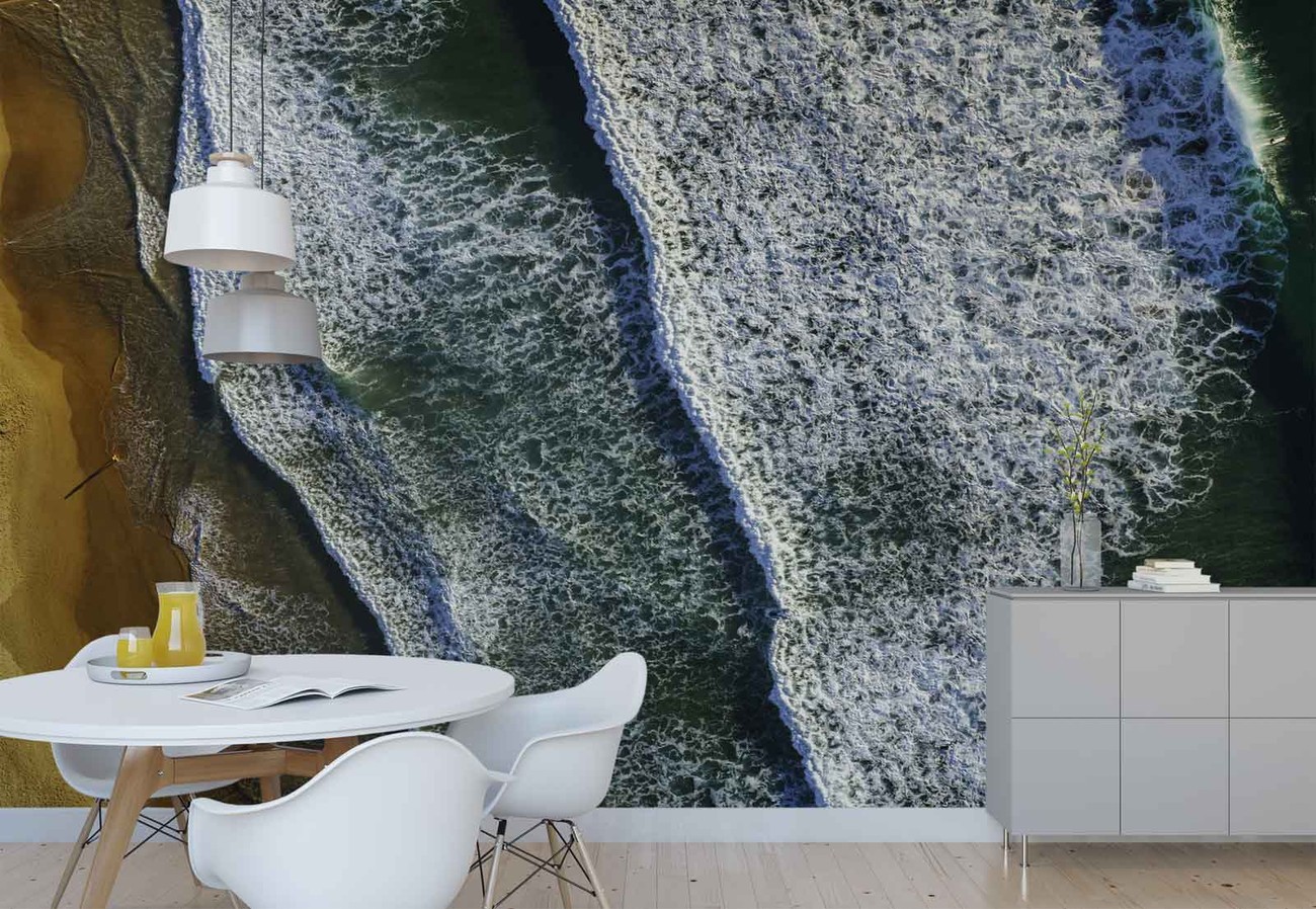 Curl Curl Aerial Wall Paper Mural | Buy at EuroPosters