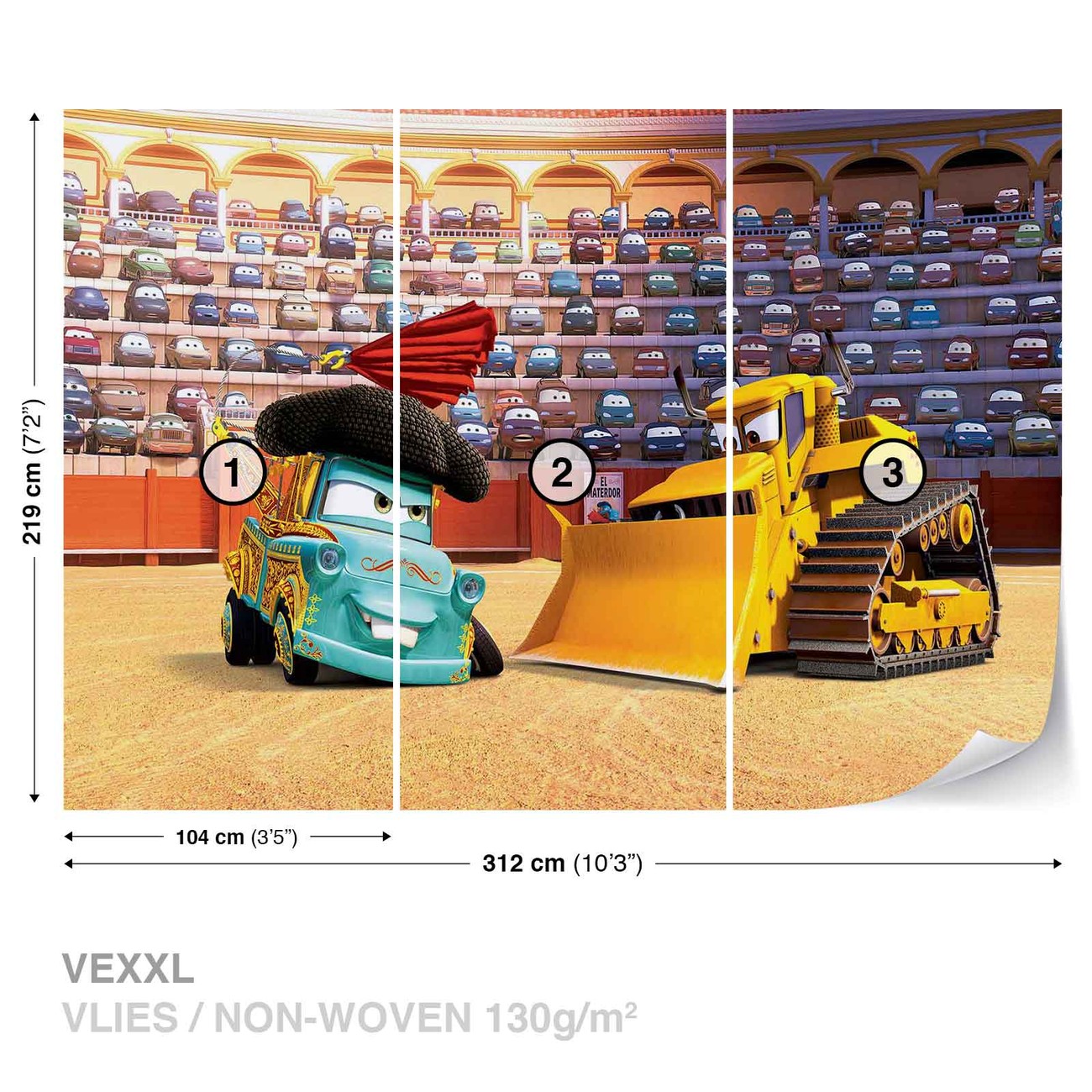 Disney Cars Wall Paper Mural | Buy at EuroPosters