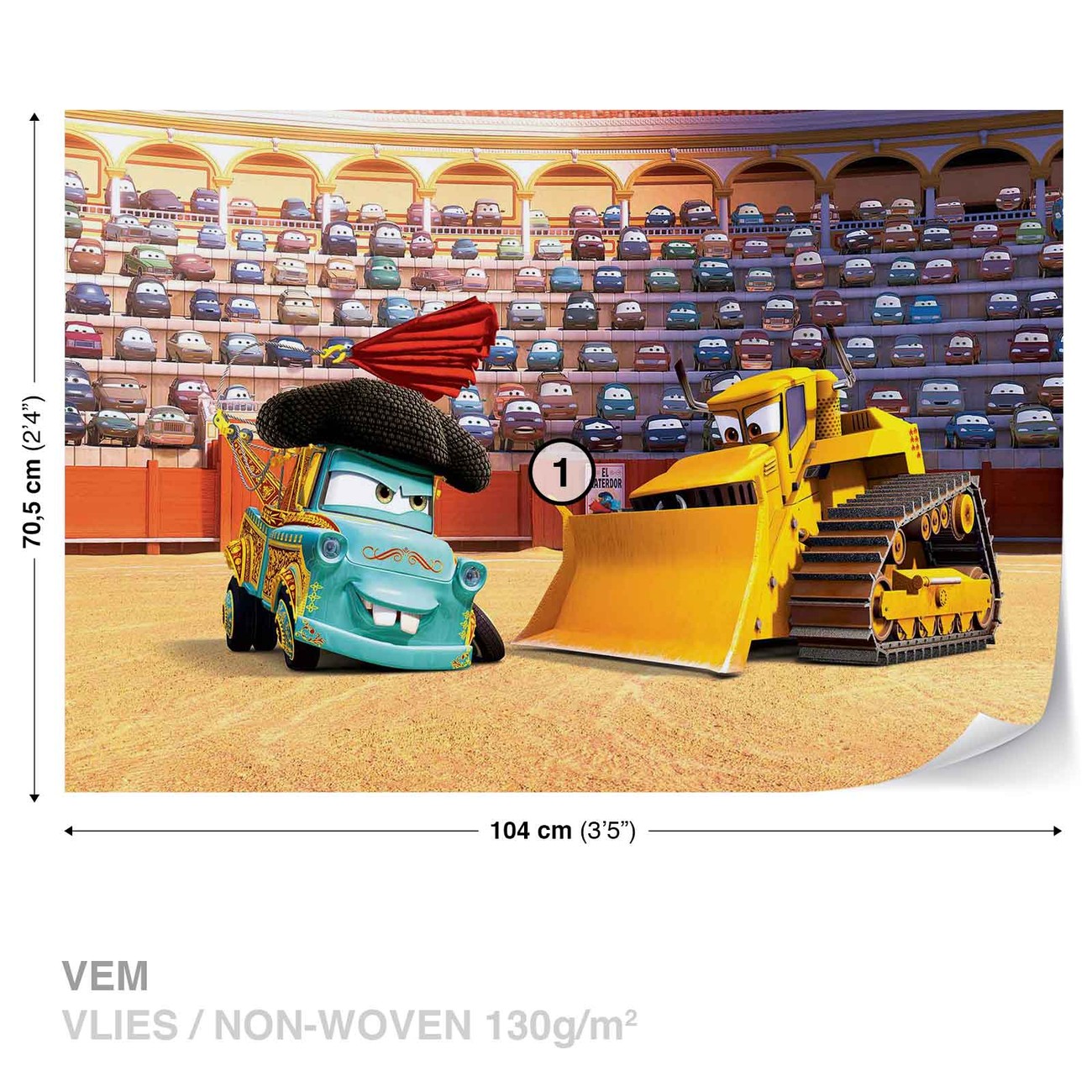 Disney Cars Wall Paper Mural | Buy at EuroPosters