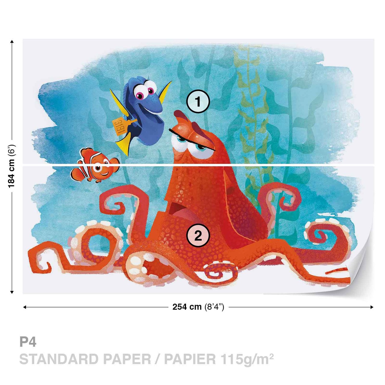 Disney Finding Nemo Dory Wall Paper Mural | Buy at EuroPosters