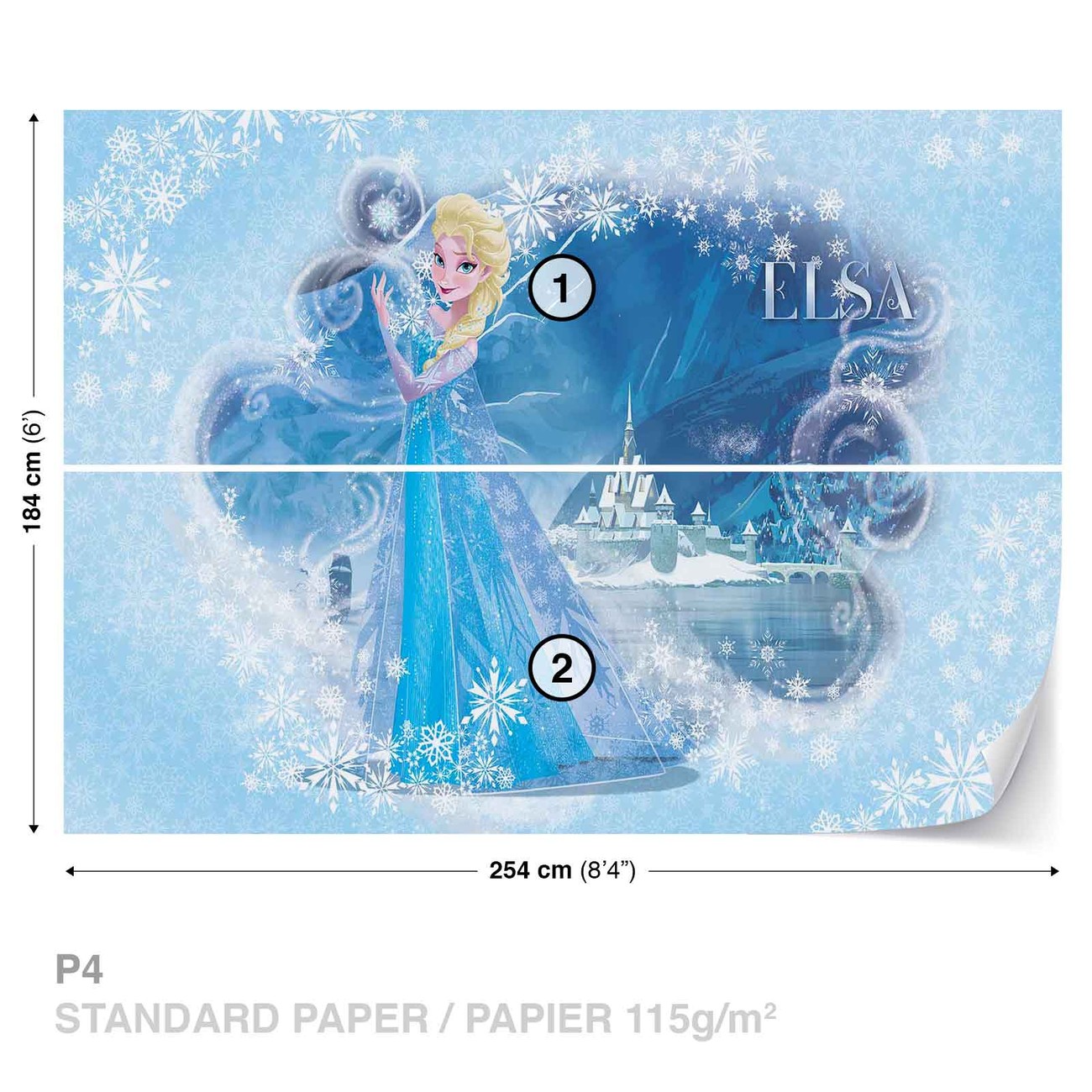 Disney Frozen Elsa Wall Paper Mural | Buy at EuroPosters