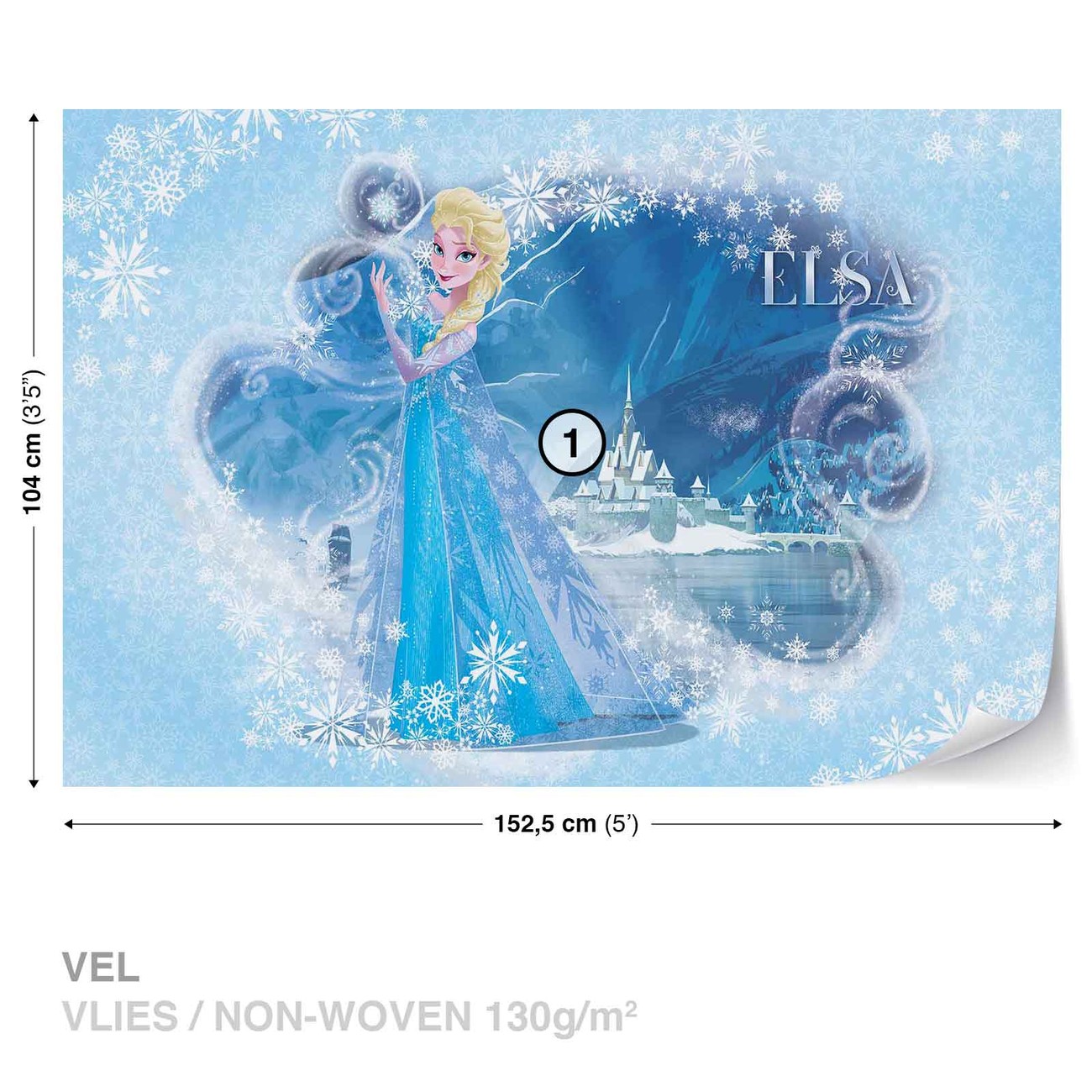 Disney Frozen Elsa Wall Paper Mural | Buy at EuroPosters