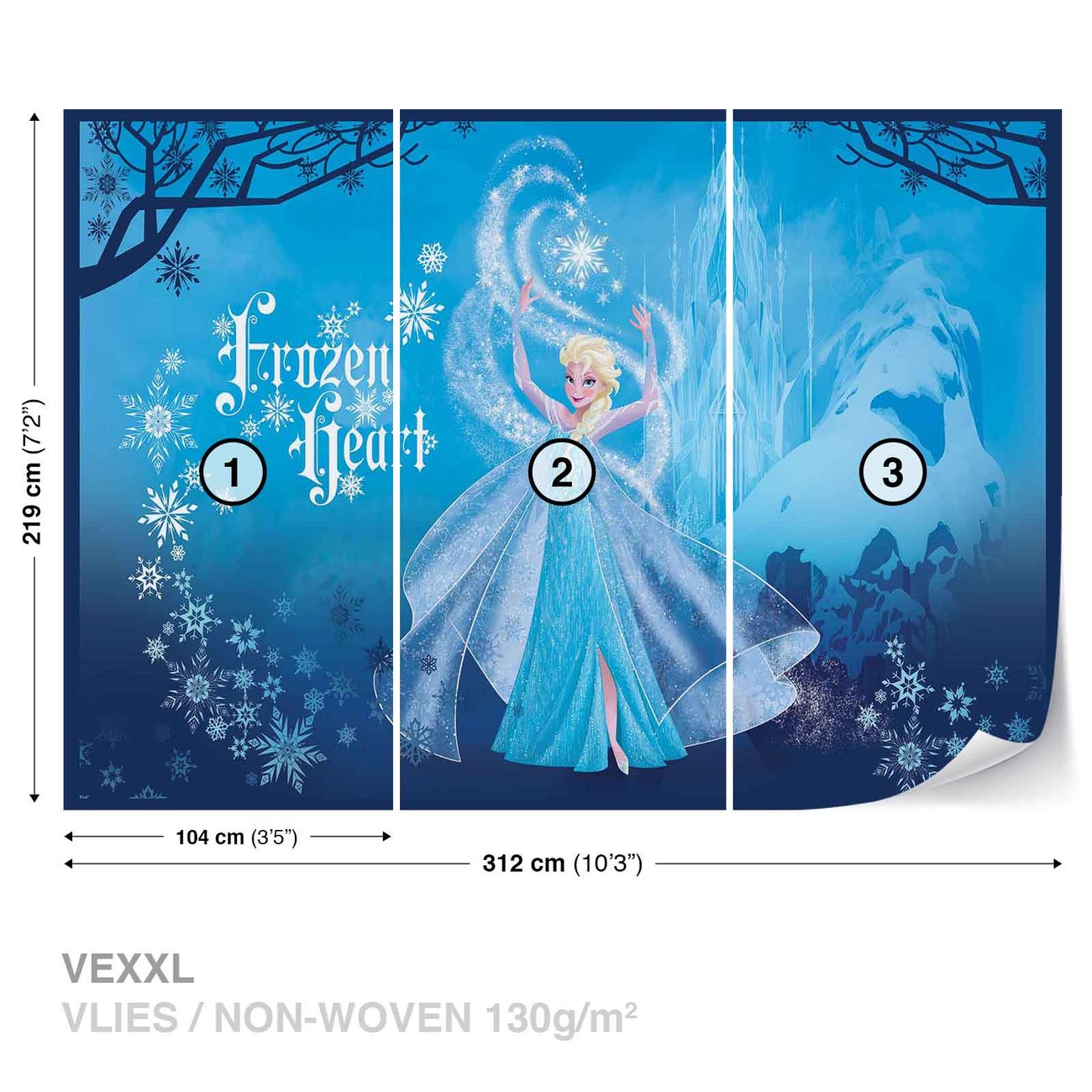 Disney Frozen Elsa Wall Paper Mural | Buy at EuroPosters
