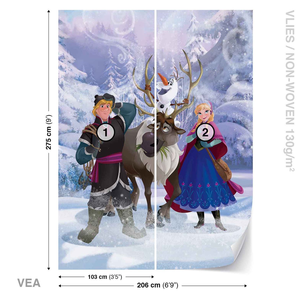 Disney Frozen Wall Paper Mural | Buy at EuroPosters