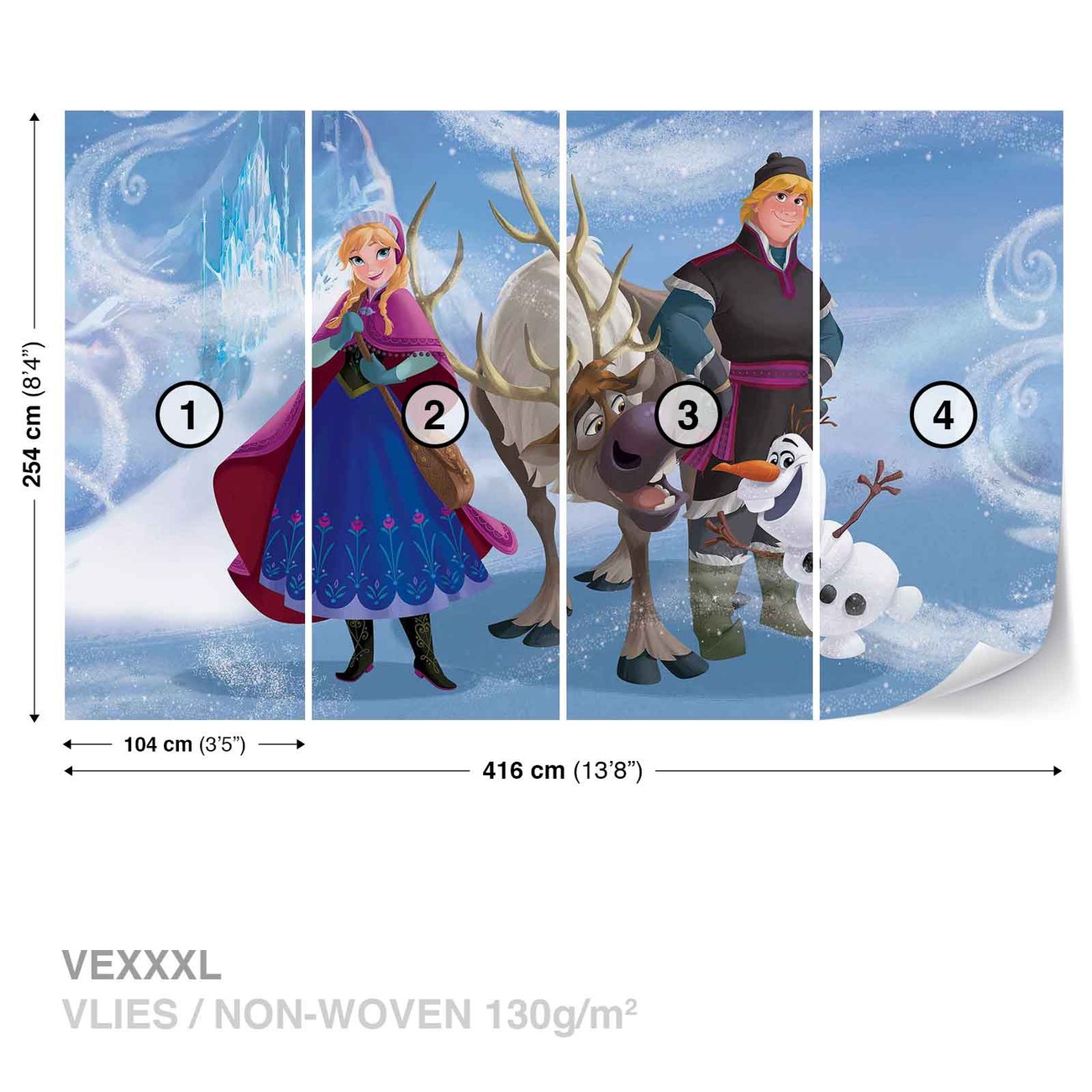 Disney Frozen Wall Paper Mural | Buy at EuroPosters