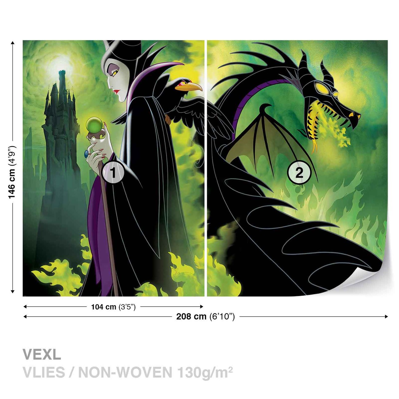 Disney Maleficent Wall Paper Mural | Buy at EuroPosters