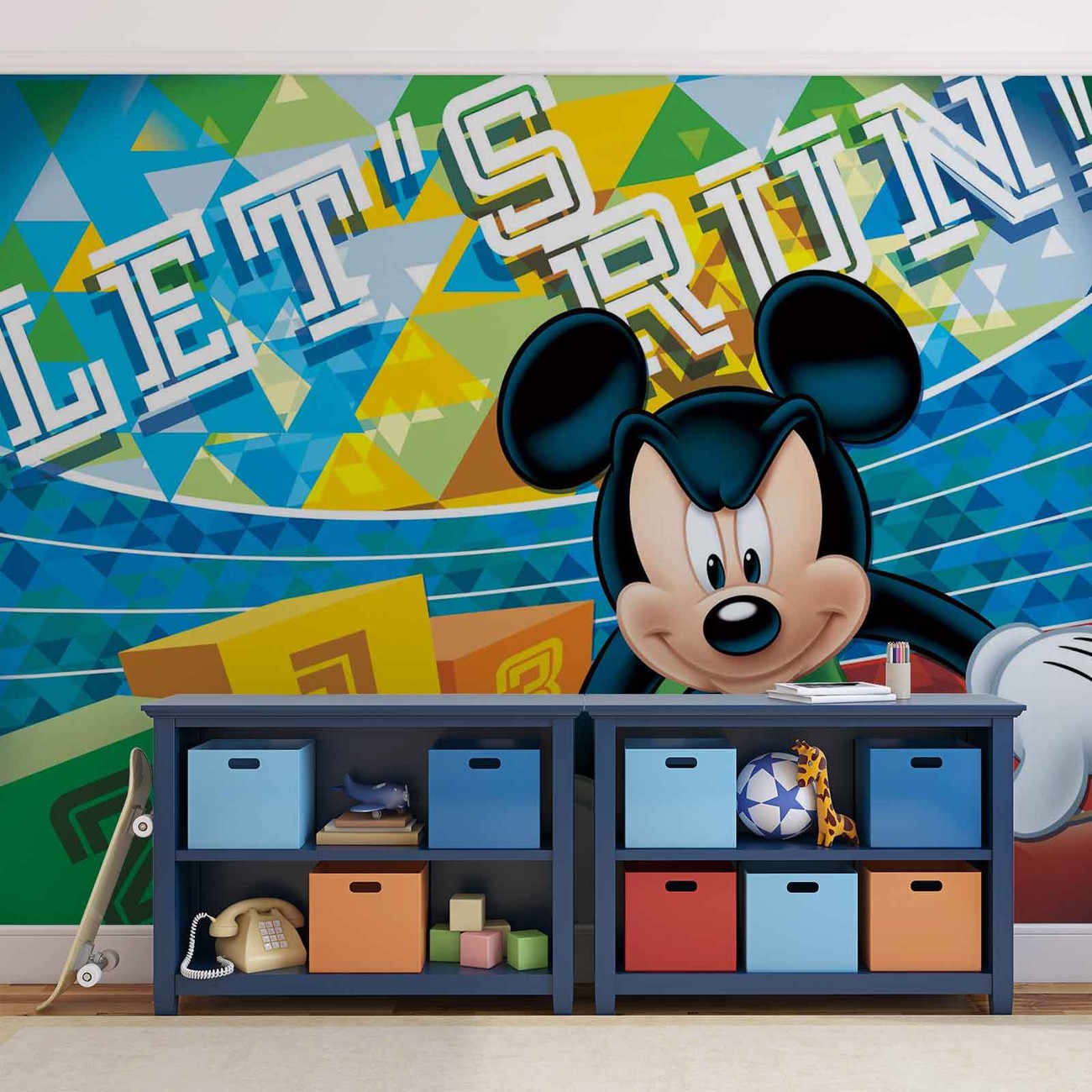 Disney Mickey Mouse Wall Paper Mural | Buy at EuroPosters