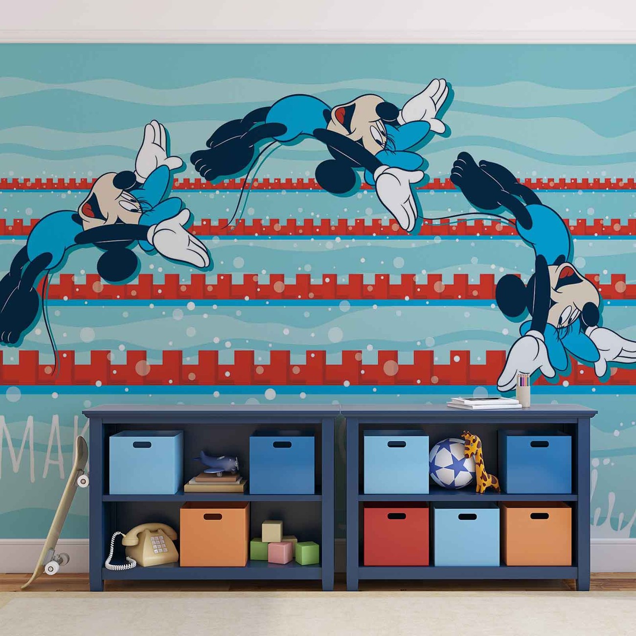 Disney Mickey Mouse Wall Paper Mural | Buy at EuroPosters