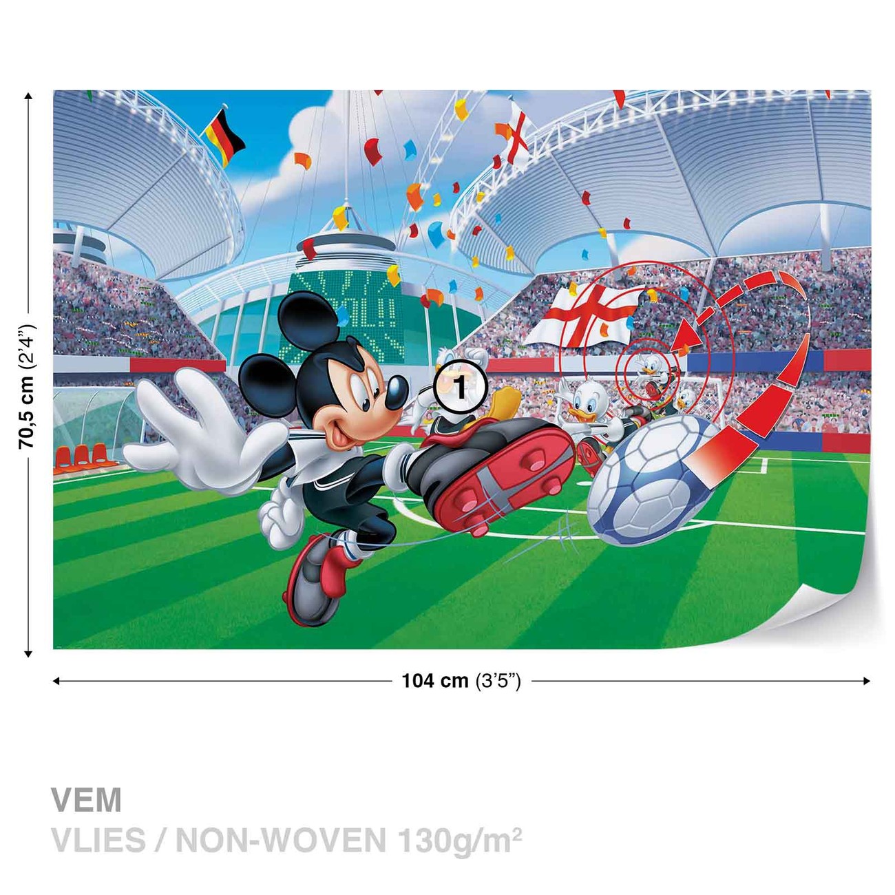 Disney Mickey Mouse Wall Paper Mural | Buy at EuroPosters