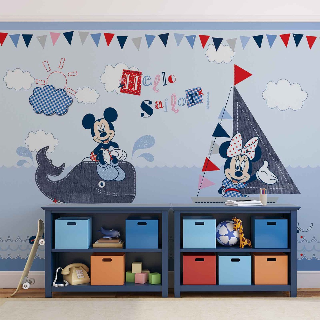 Disney Mickey Mouse Wall Paper Mural | Buy at EuroPosters