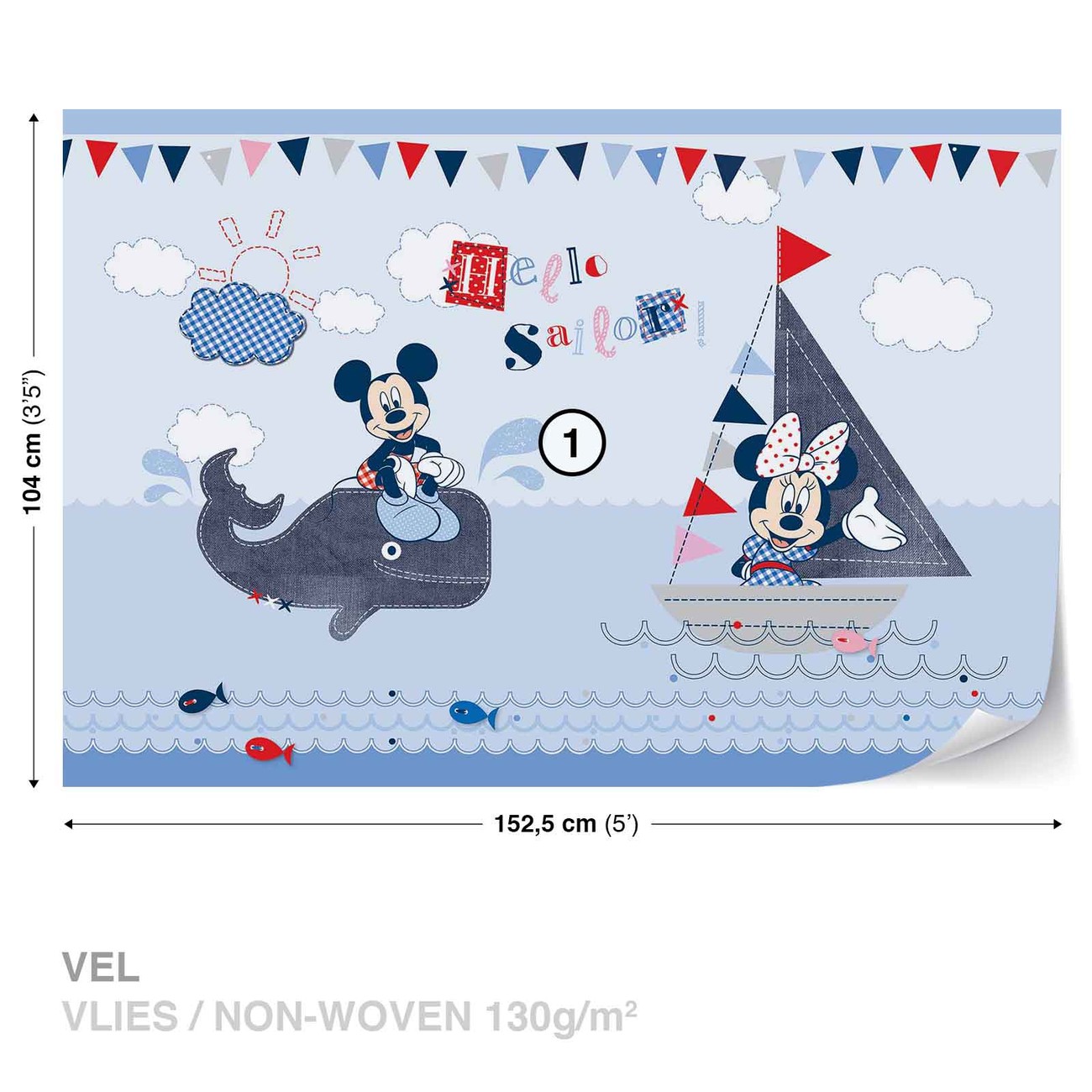 Disney Mickey Mouse Wall Paper Mural | Buy at EuroPosters