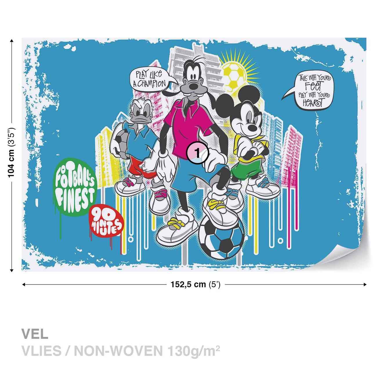 Disney Mickey Mouse Wall Paper Mural | Buy at EuroPosters