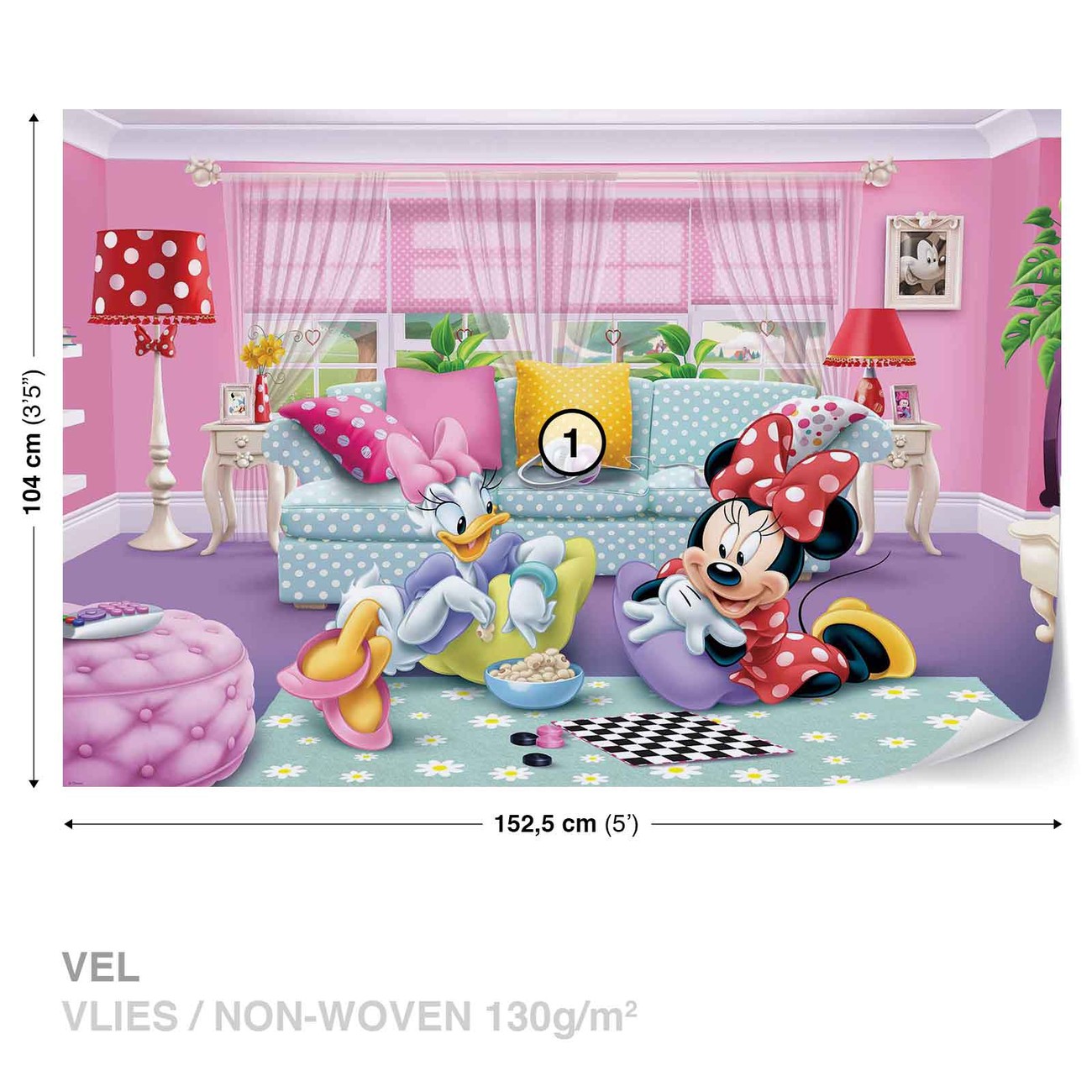 Disney Minnie Mouse Wall Paper Mural | Buy at EuroPosters