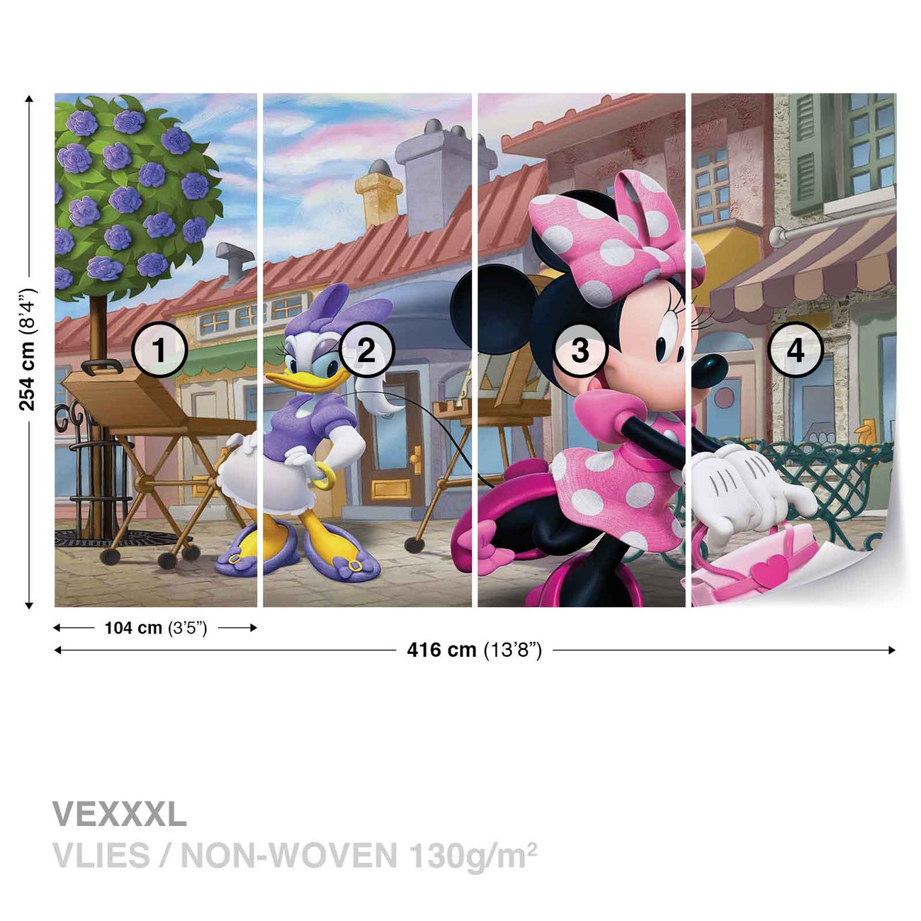 Disney Minnie Mouse Wall Paper Mural | Buy at EuroPosters