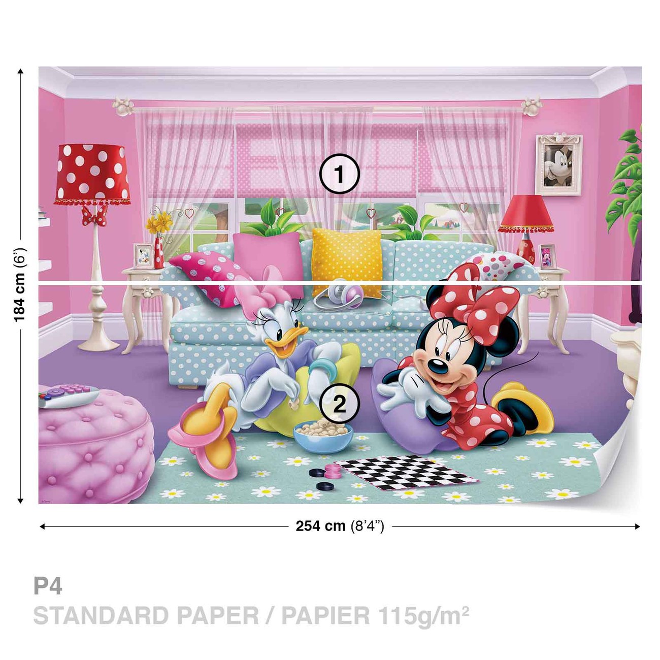 Disney Minnie Mouse Wall Paper Mural | Buy at EuroPosters
