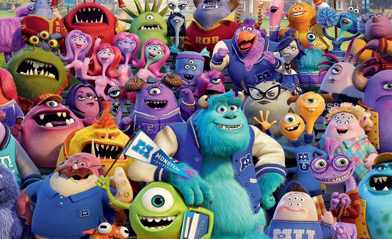Disney Monsters Inc Wall Paper Mural | Buy at EuroPosters
