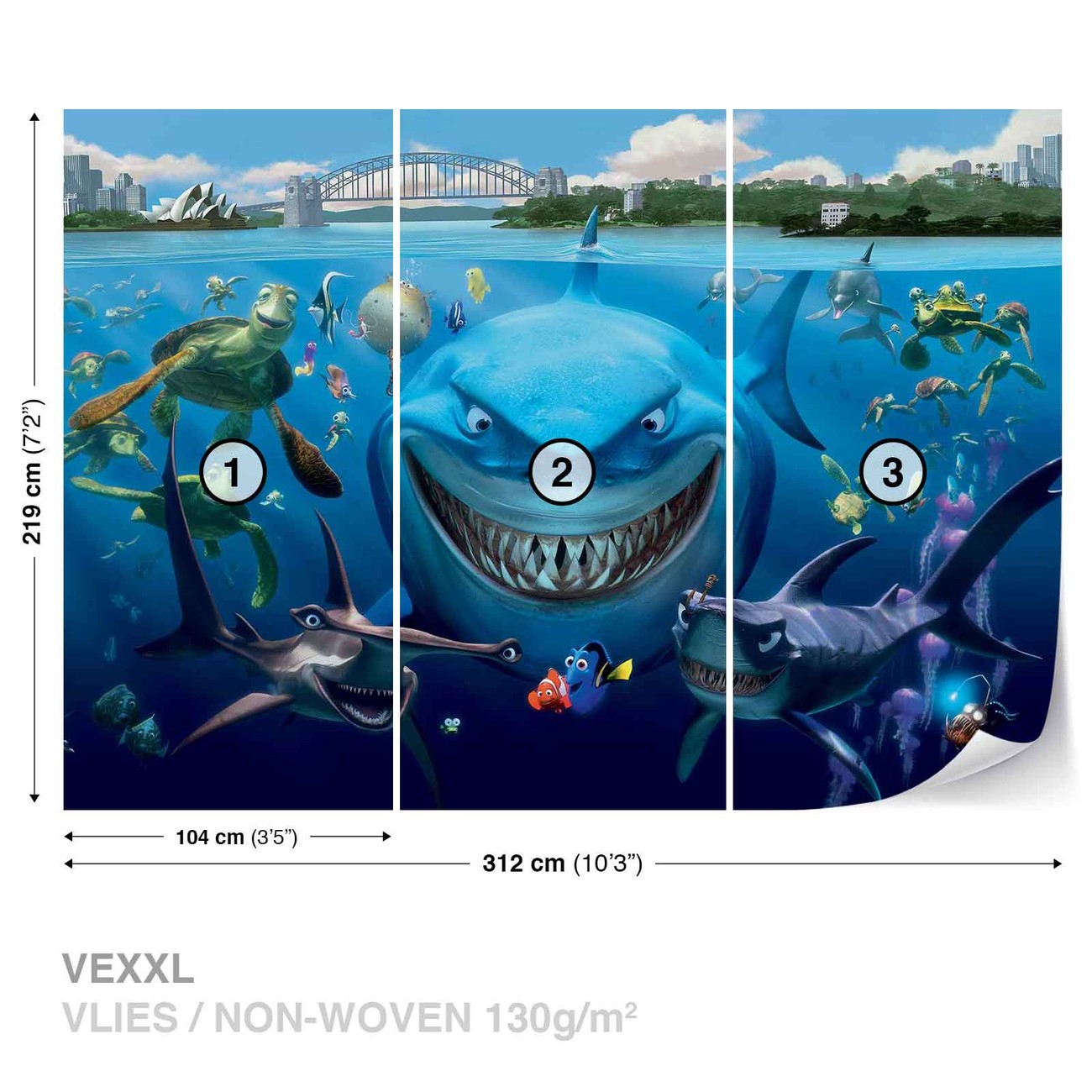 Disney Nemo Wall Paper Mural | Buy at EuroPosters
