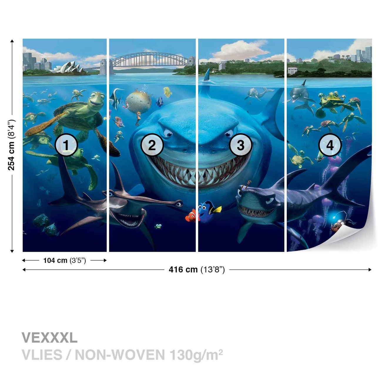 Disney Nemo Wall Paper Mural | Buy at EuroPosters
