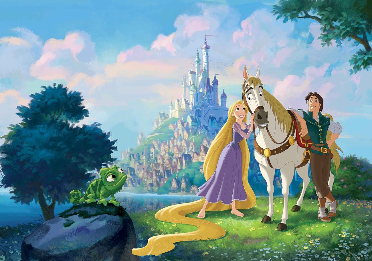 Disney Princesses Rapunzel Wall Paper Mural | Buy at UKposters