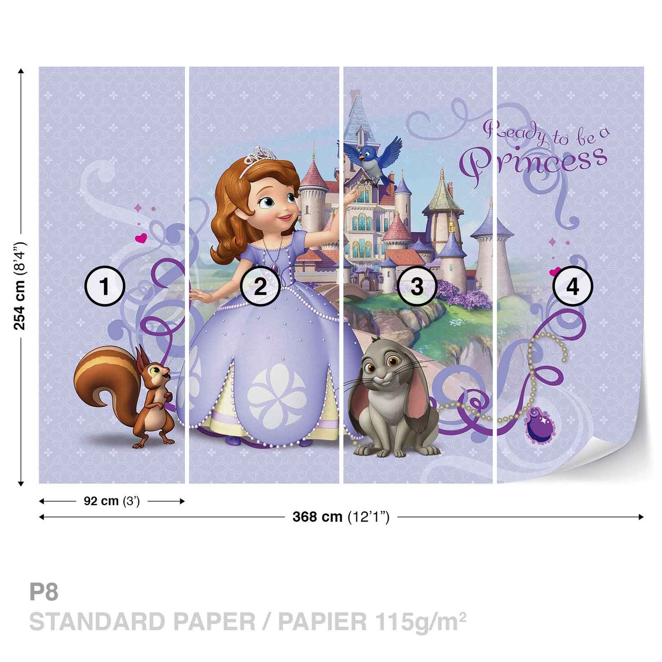 Disney Sofia First Wall Paper Mural | Buy at EuroPosters