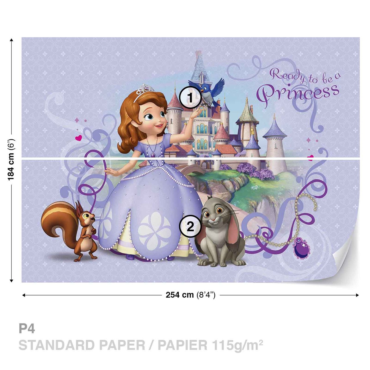 Disney Sofia First Wall Paper Mural | Buy at EuroPosters