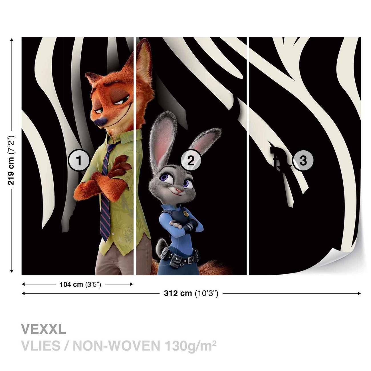 Disney Zootopia Wall Paper Mural | Buy at EuroPosters