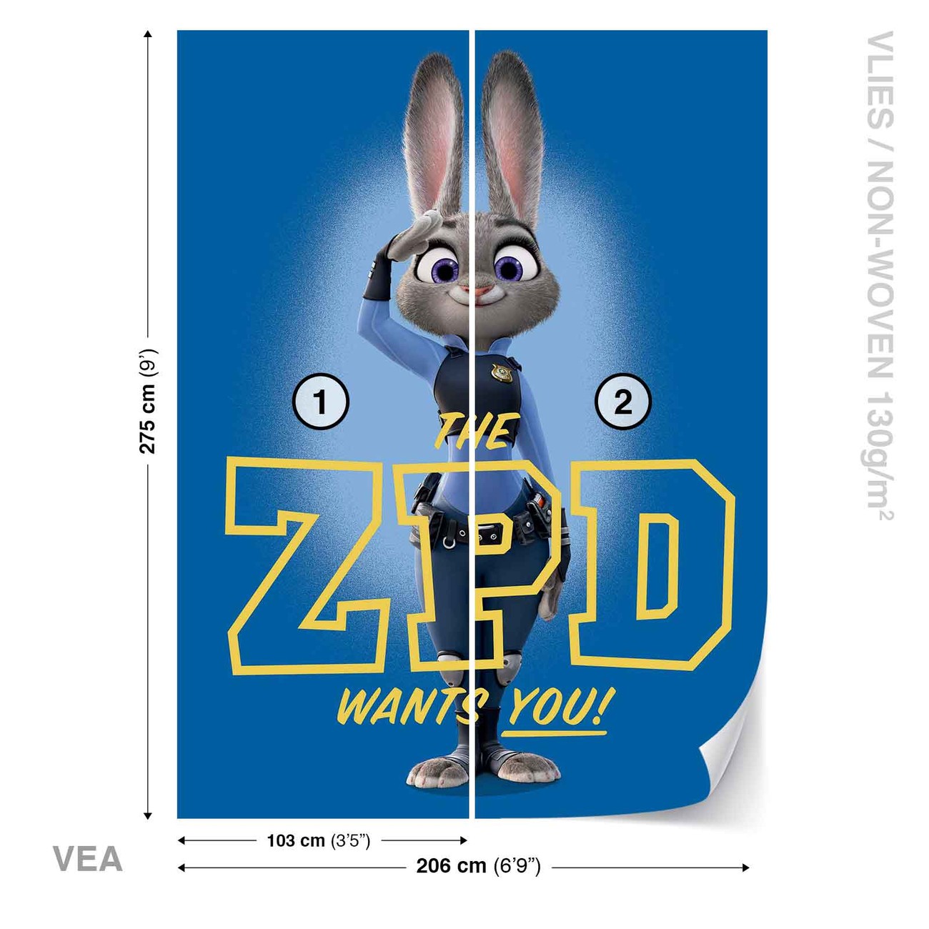 Disney Zootopia Wall Paper Mural | Buy at EuroPosters