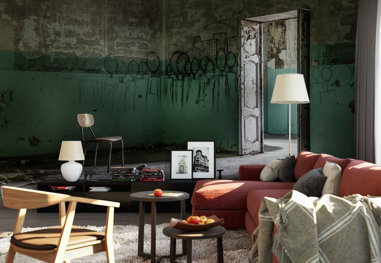 Empty Crazy Spaces Wall Paper Mural | Buy at EuroPosters