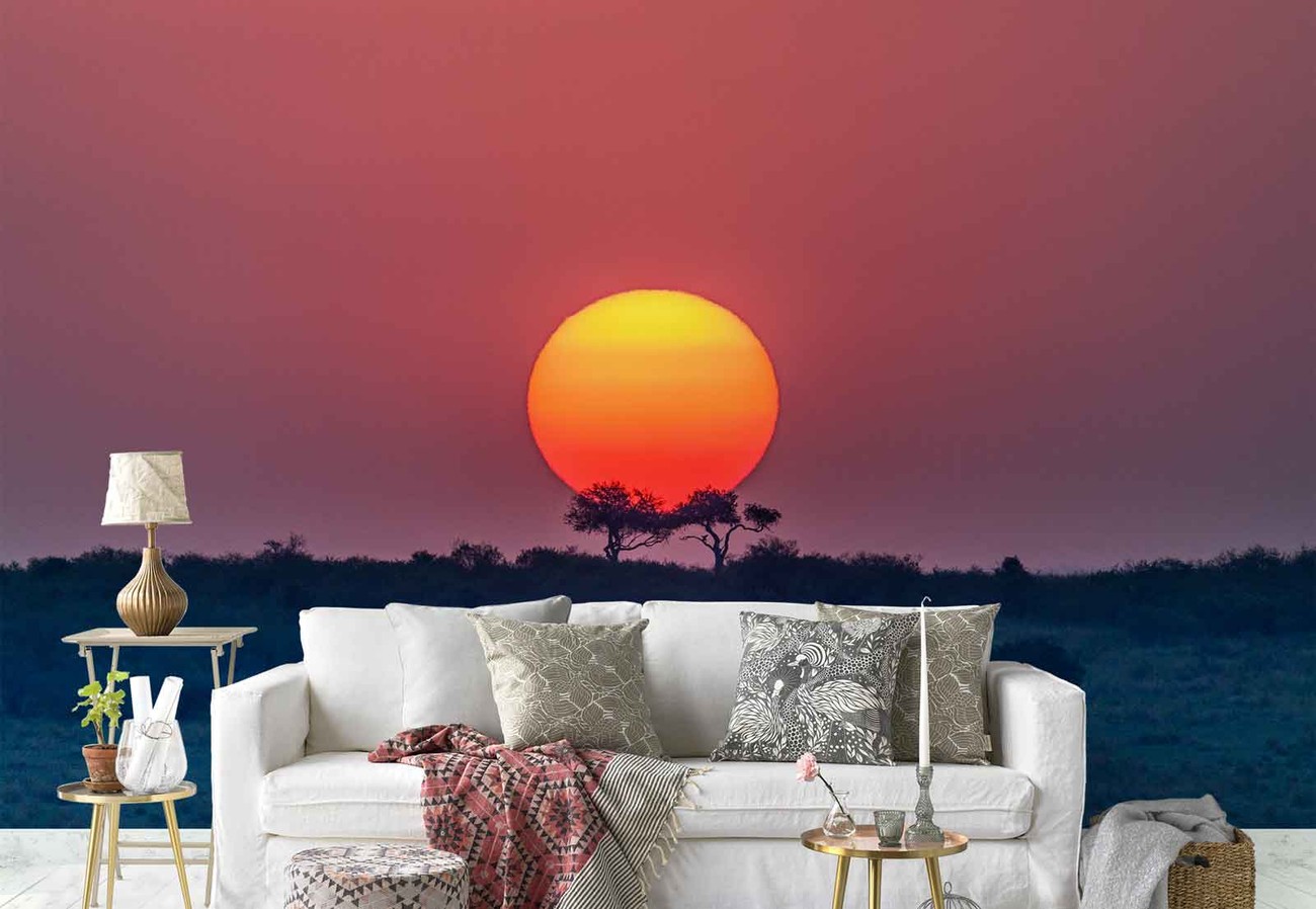 Equatorial Sunset Wall Paper Mural | Buy at EuroPosters