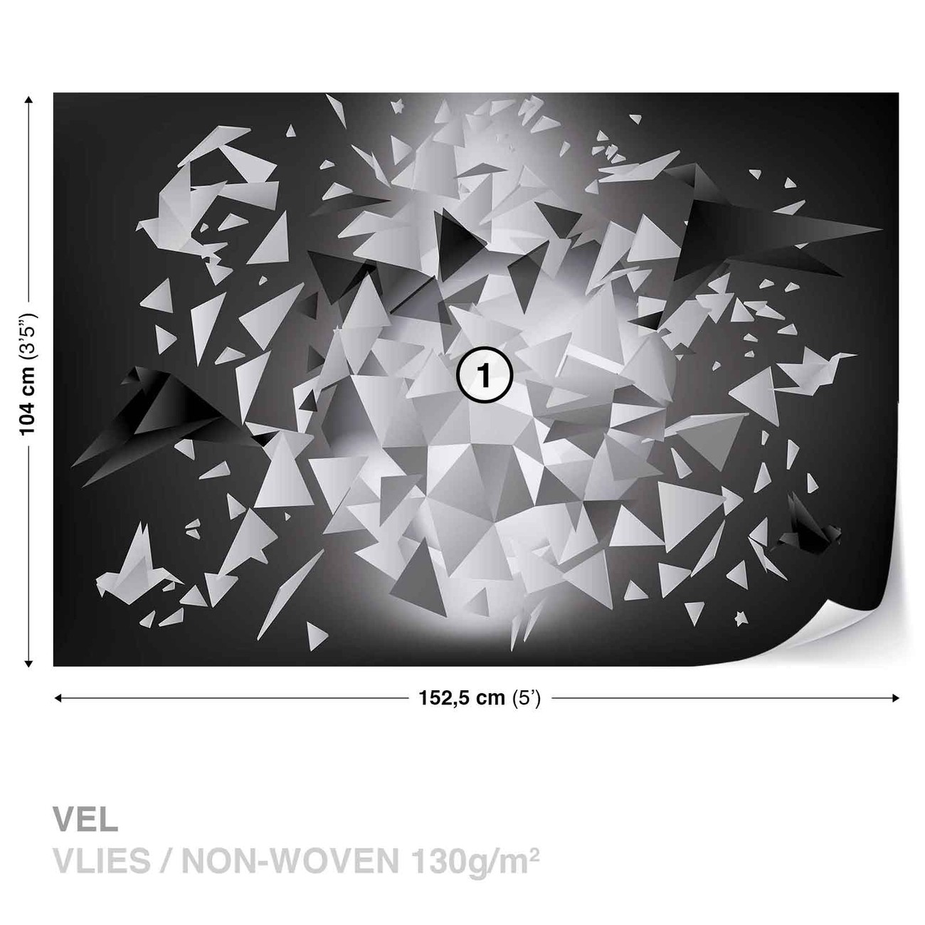 Explosion Birds Abstract Wall Paper Mural | Buy at EuroPosters