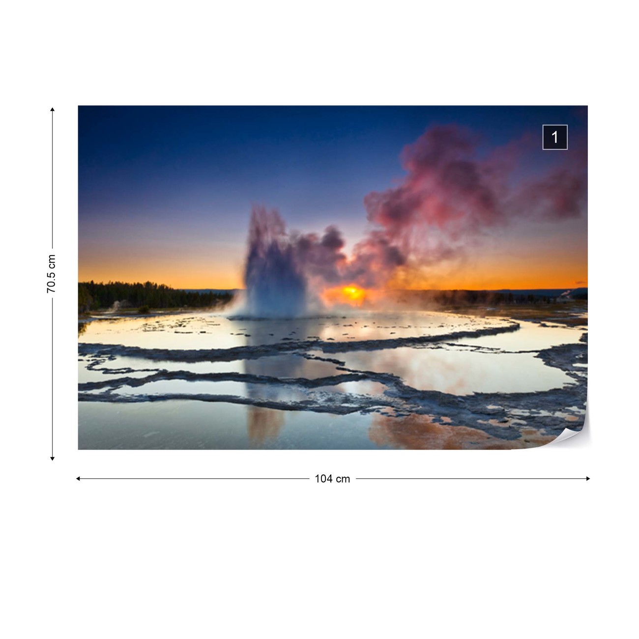Explosion Wall Paper Mural | Buy at EuroPosters