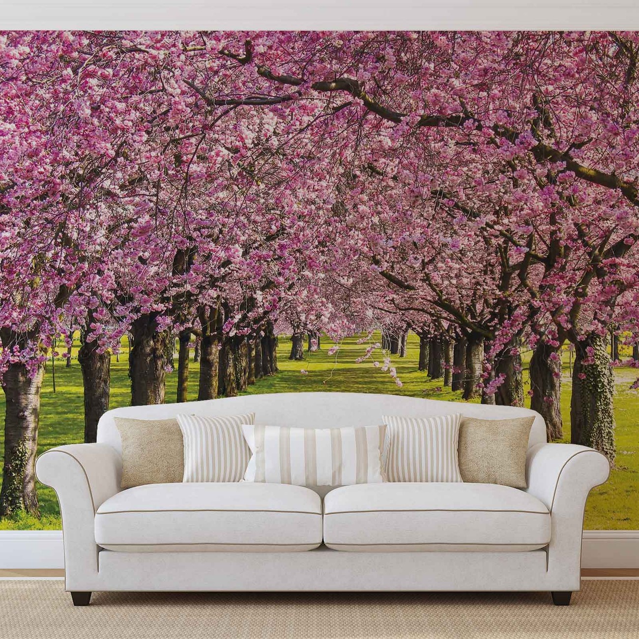 Flowering Trees Wall Paper Mural | Buy at EuroPosters