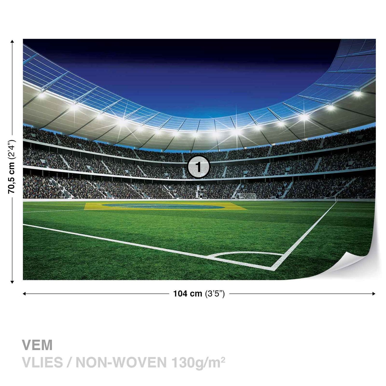 Football Stadium Wall Paper Mural | Buy at EuroPosters