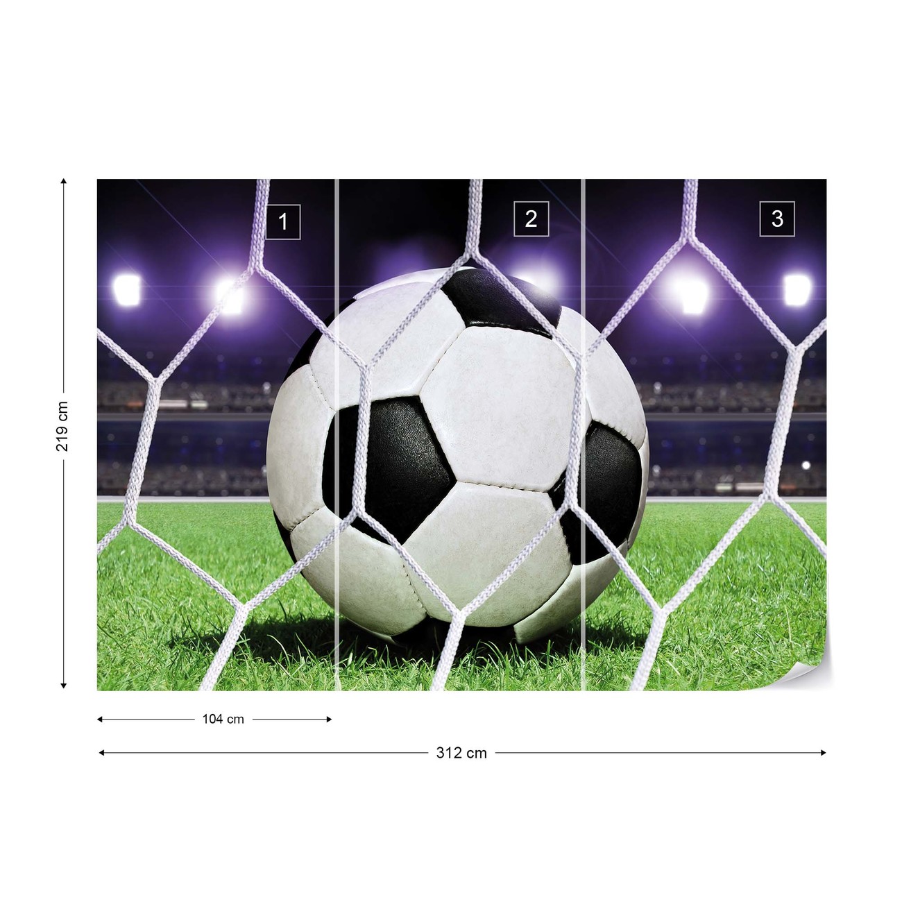 Football Stadium Wall Paper Mural | Buy at EuroPosters