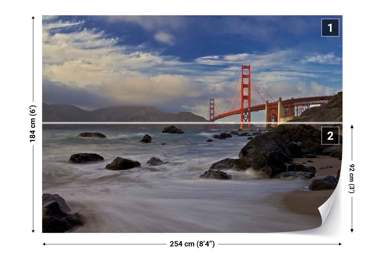 Golden Gate Bridge Wall Paper Mural | Buy at EuroPosters