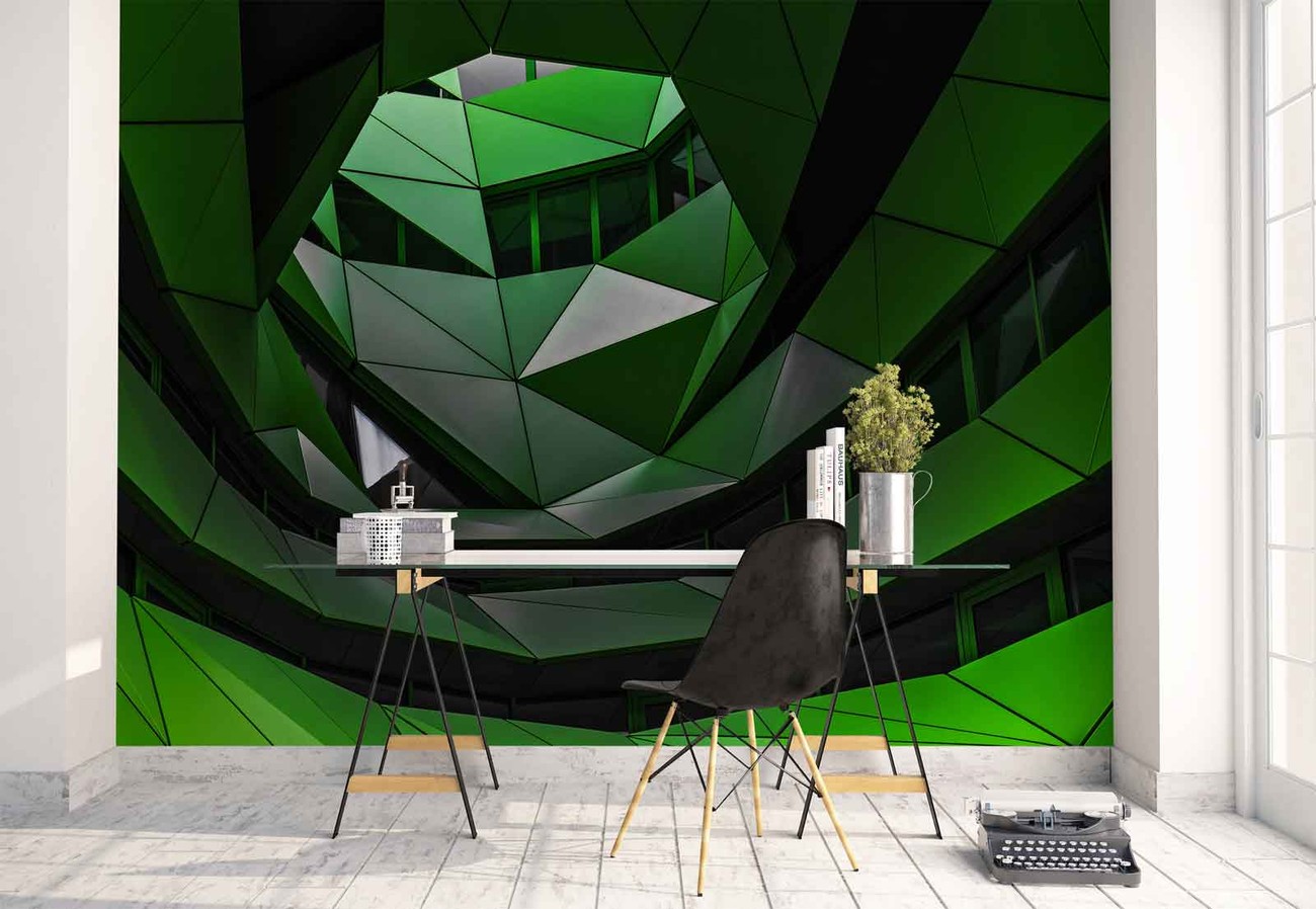 Green Offices Wall Paper Mural | Buy at EuroPosters