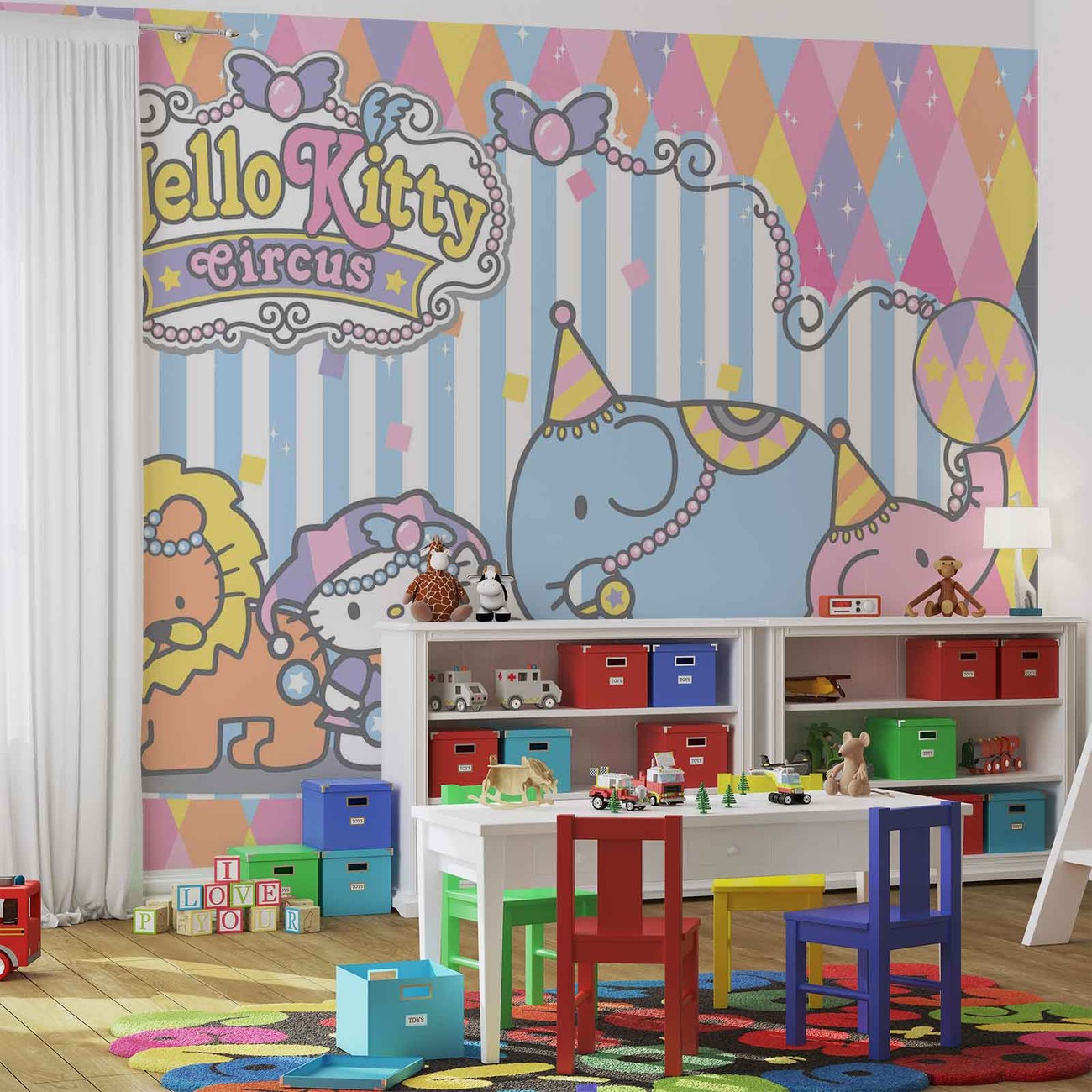 Hello Kitty Wall Paper Mural | Buy at EuroPosters