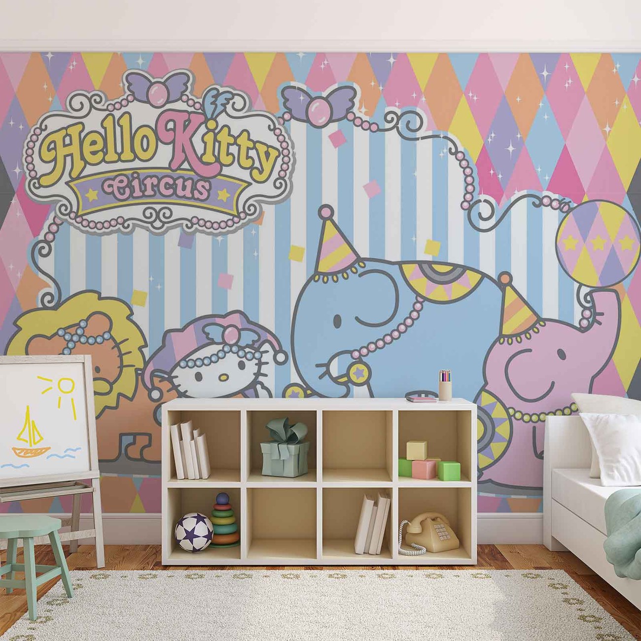 Hello Kitty Wall Paper Mural | Buy at EuroPosters