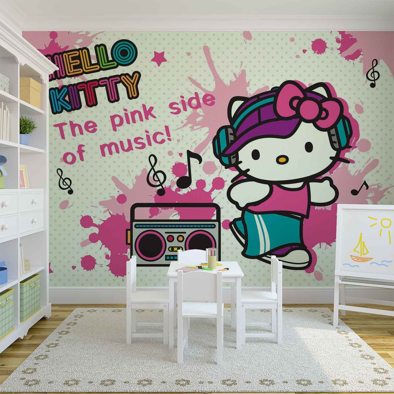 Hello Kitty Wall Paper Mural | Buy at EuroPosters