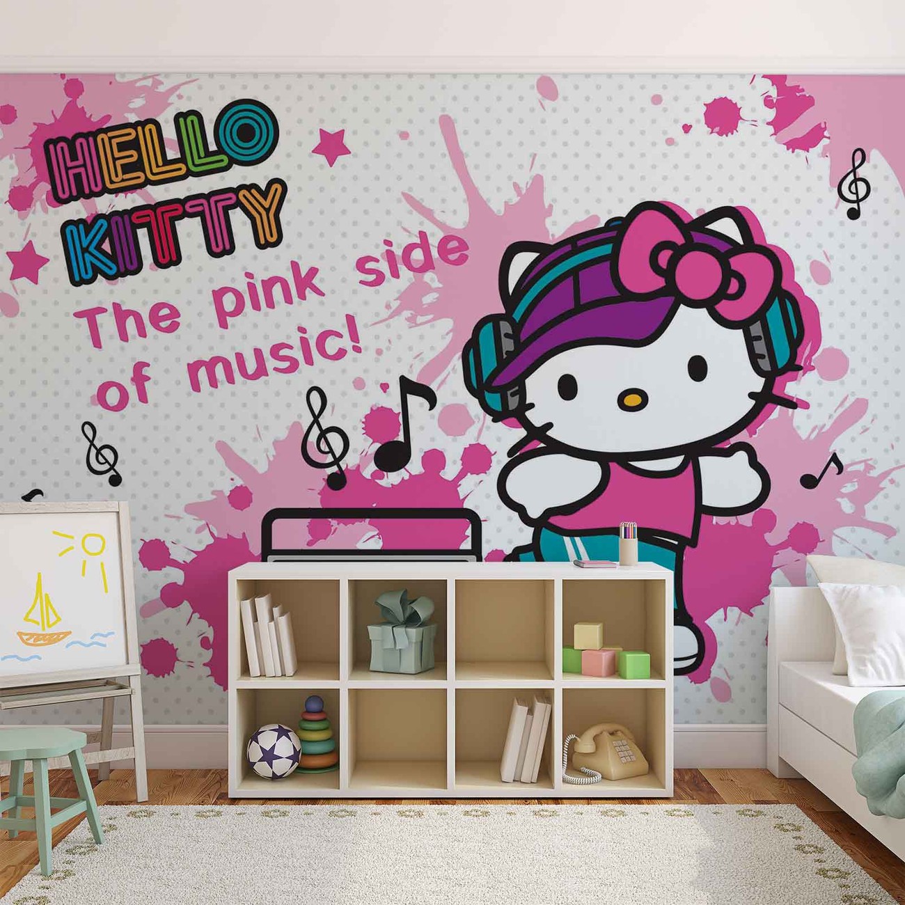 Hello Kitty Wall Paper Mural | Buy at EuroPosters